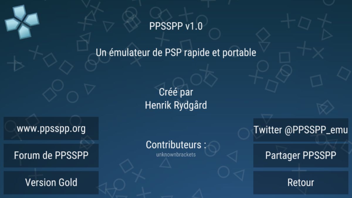 Télécharger PPSSPP - PSP emulator sur Android et APK