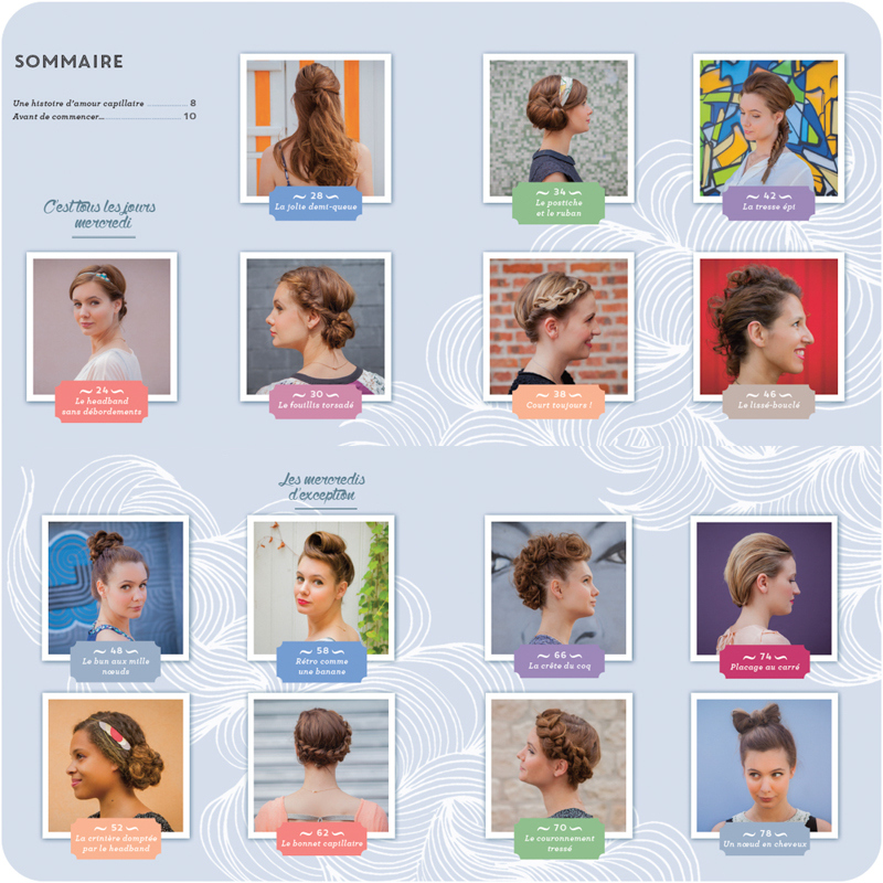 L'Art de se Coiffer, le livre de tutos coiffure des Mercredis de Daphné