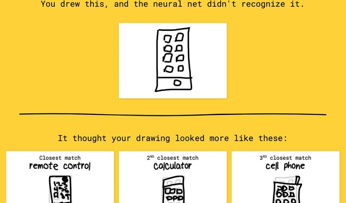 Google QuickDraw : le réseau de neurones artificiels a besoin de votre ...