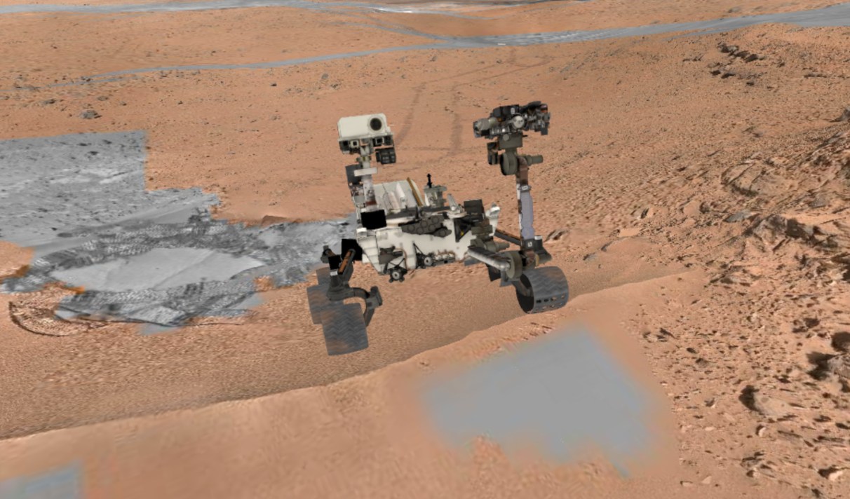 Explorez Mars en 3D avec Curiosity (presque) comme si vous y étiez